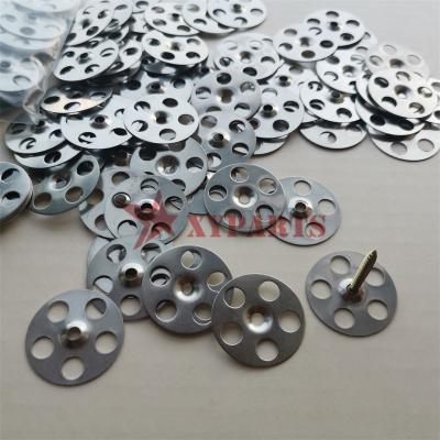 China Round Self Locking Insulation Washers With 3.5x32 Mm Screws For Insulation Board Fixing for sale