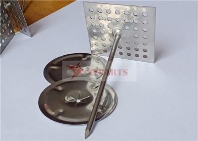 China Stainless Steel Perforated Insulation Pins Used To Fix Fiberglass Or Mineral Wool Board for sale