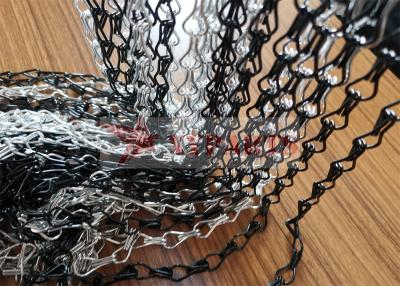 Cina Catena del gancio del collegamento a catena anodizzata divisore dello spazio doppia della tenda di alluminio della mosca in vendita
