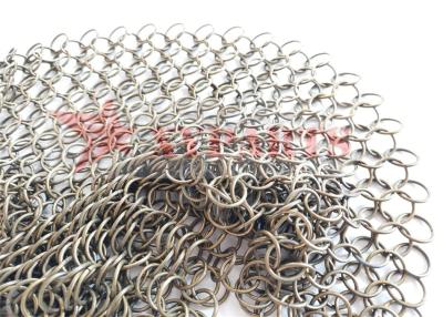 China Architectural Structure ChainMail Ring Mesh For Room Dividers for sale
