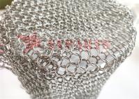 China Architectural Structure ChainMail Ring Mesh For Room Dividers for sale
