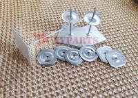 China Galvanized Steel Rock Wool Fixed Insulation Nail Self Stick Pins With Double Self Adhesive Tape for sale