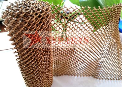 China Abertura de alumínio do diâmetro 6mm de Mesh Curtain 1mm do metal do elo de corrente à venda