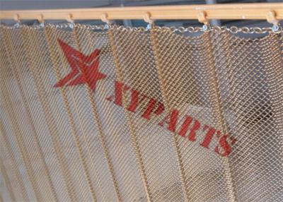 Cina Metallo flessibile Mesh Curtain With Customized Color per la decorazione dell'edificio per uffici in vendita