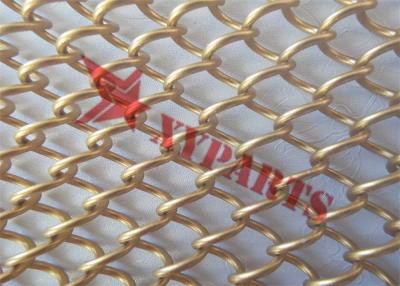 Cina Metallo flessibile Mesh Curtain With Customized Color per la decorazione dell'edificio per uffici in vendita