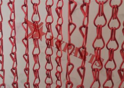 Cina Colore e dimensioni a catena di alluminio di Variours della tenda di DIY per il divisore dello spazio in vendita