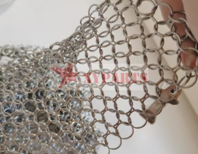 中国 動物保護の塀のための円形のタイプ溶接ステンレス鋼 リング網のカーテン 販売のため