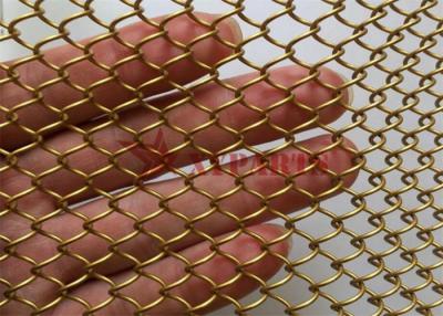 Cina Metallo di alluminio Mesh Curtain Customized Size Color di spirale 1mm per lo schermo della divisione in vendita