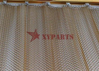 Cina Metallo di alluminio Mesh Curtain Customized Size Color di spirale 1mm per lo schermo della divisione in vendita