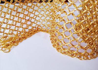 中国 ディスコの装飾のためのステンレス鋼1.2x12mmの金属リング網 販売のため