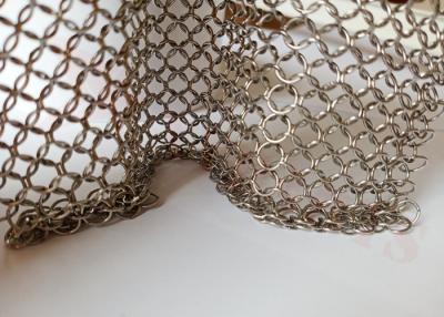 Cina edifici per uffici di acciaio inossidabile Ring Mesh Drapery For Decoration Of di 0.8x7mm in vendita