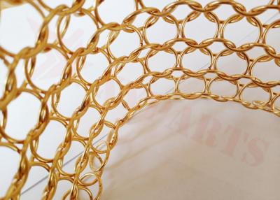Cina tenda di divisione di spazio di Mesh Drapery Stainless Steel For del cavo di 2.0x20mm Chainmail in vendita