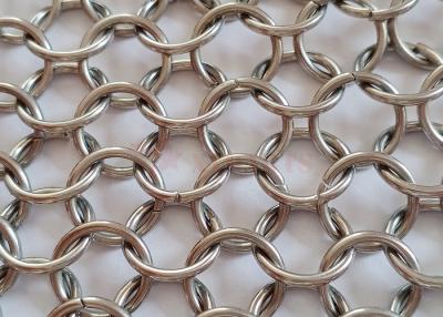 China Cortina de cota de malha de aço inoxidável suspensa de 12 mm para revestimento de parede externa à venda
