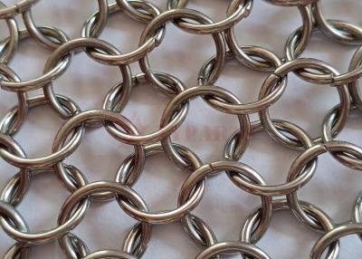 Cina tende di acciaio inossidabile di 10mm Chainmail per il divisorio dell'ufficio in vendita