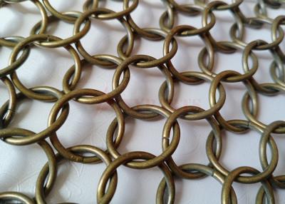Cina Maglia dell'anello del metallo di colore bronzo 1.5x15mm come divisori dello spazio per il centro commerciale in vendita