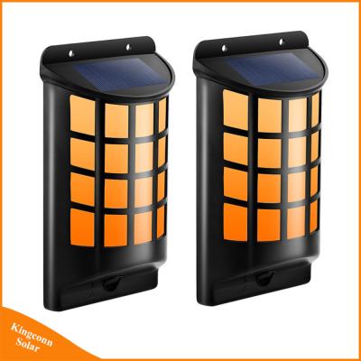 China Waterproof Solar Flickering Flame Light Solar Outdoor Wall Light for sale
