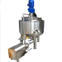 China Button Type Control System Homogenizer Tank Scraper Blade For Efficiency for sale