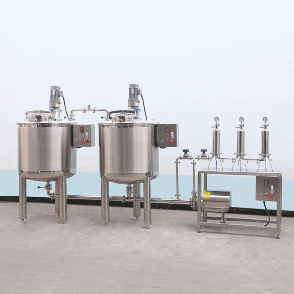 Quality 500L Stainless Steel Inline High Shear Mixer Homogenizer for Continuous Powder-Liquid Dispersion for sale