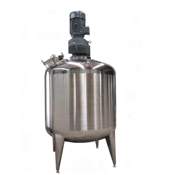Quality 500L Stainless Steel Mixing Tank with Agitator and Heating Jacket for Chemical Food Mixing for sale