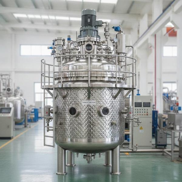 Quality Stainless Steel SS316L Chemical Reactor with Heating Cooling Jacket and 100L to 5000L Capacities for sale