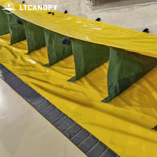 Quality Litong Around Residential Flood protection Self-rising Water Gate Flood Barrier for sale