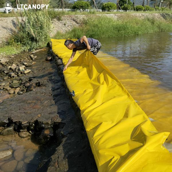 Quality Litong Around Residential Flood protection Self-rising Water Gate Flood Barrier for sale