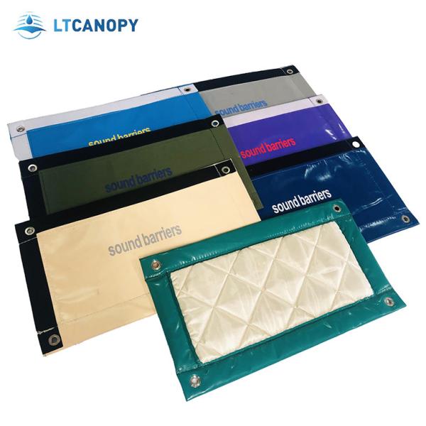 Quality Litong Excellent Noise Barrier Soundproof Blanket Isolate Fireproof Mass Loaded for sale