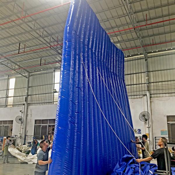 Quality Litong Outdoor Reusable and Relocatable Temporary Pvc 6m*6m Inflatable Noise for sale