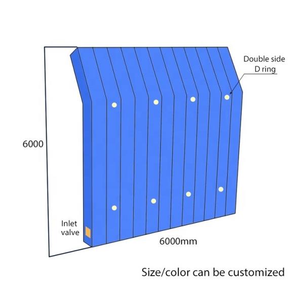 Quality Litong Outdoor Reusable and Relocatable Temporary Pvc 6m*6m Inflatable Noise for sale