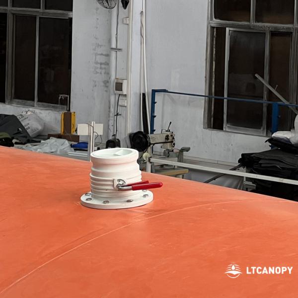 Quality Litong China Factory Customized Big Size Inflatable Pvc Flood Control Dam for sale