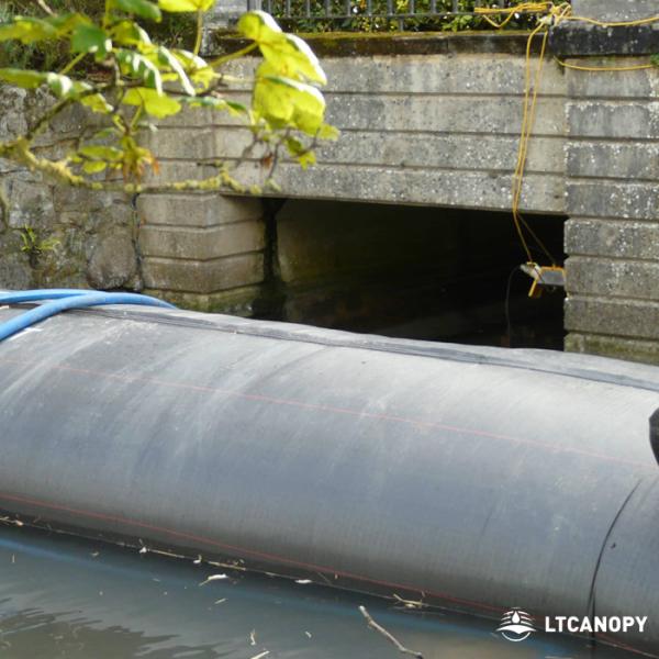 Quality Litong China Factory Customized Big Size Inflatable Pvc Flood Control Dam for sale