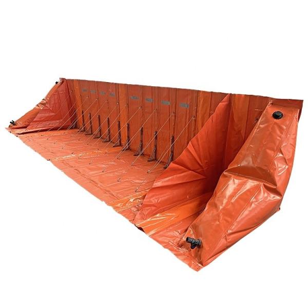 Quality Litong Reusable Durable Flood Control Pvc L Shape Flood Barrier for sale