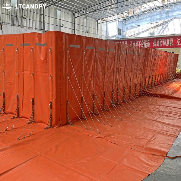 Quality Litong New Model Flood Control Barrier 1.8M High Customized  Removable Flood Barrier for sale