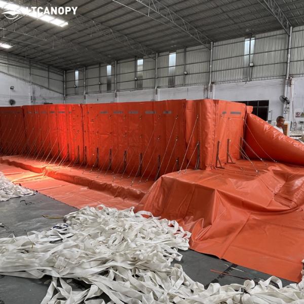 Quality Litong New Model Flood Control Barrier 1.8M High Customized Removable Flood for sale
