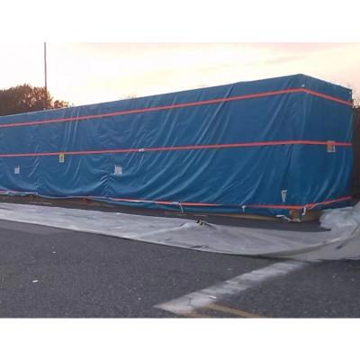 China Litong Outdoor Waterproof Cargo Cover Tarp Blue Pvc Tarpaulin Cover for sale