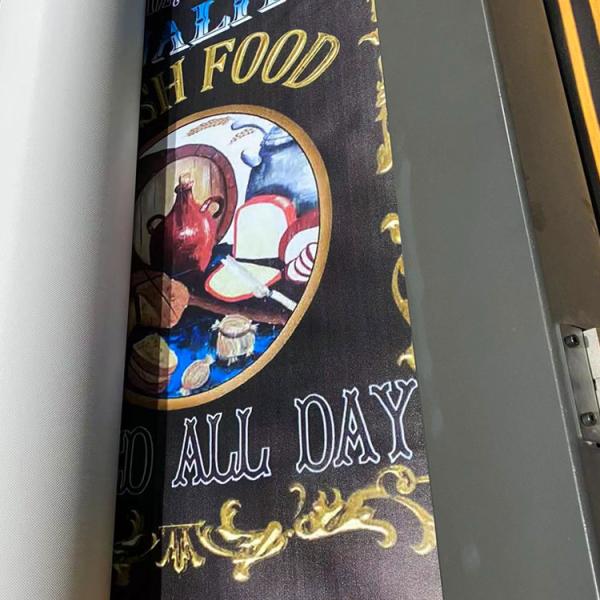 Quality Litong Custom UV Printing logo on PVC Tarpaulin Canvas UV Print Service for sale