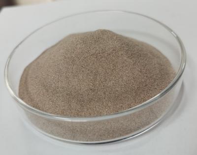 Cina Ossido di alluminio marrone trigonale forma di grano regolare e con bordi affilati in vendita