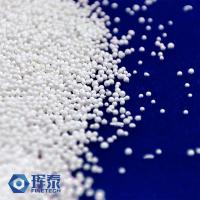 China 0.8-20mm Grain Size Ceramic Blasting Media for Melting Processing Method for sale