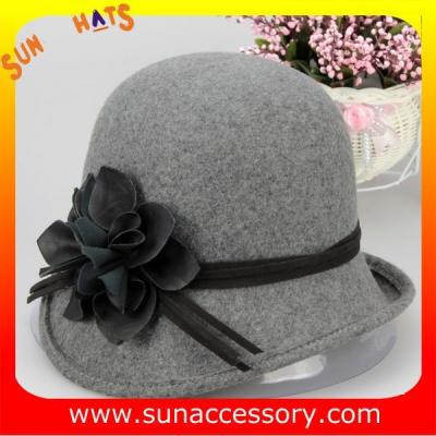 China 0402 Sunny hats unique charchaol wool felt hats for ladies ,Shopping online hats and caps wholesaling for sale