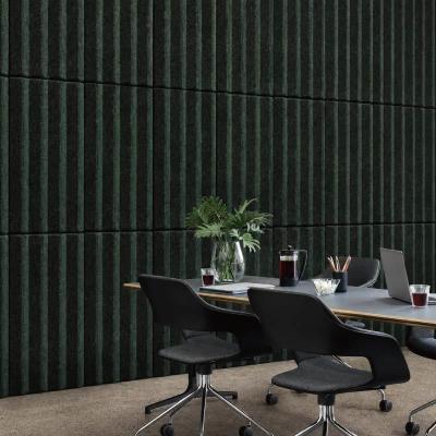 China Wide Coverage PET Acoustic Panels Large Format Fewer Seams Design for sale
