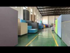 EN13501 12mm Hexagon Sound Absorbing Wall Tiles Decorative Eco Friendly Voor geluidsstudio