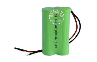 中国 AA はインターホンのカムコーダーのための Nimh の充電電池 2s1p 1100mah 2.4v を大きさで分類します 販売のため