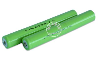 中国 ポリ塩化ビニールの収縮の管との強力な Nimh 電池のパック 2.4V AA 900mAh 販売のため