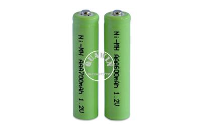 China Bloco da bateria recarregável do UL 2.4V AAA 750mAh Nimh para o telefone/carregador conduzidos à venda