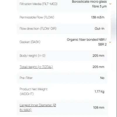 중국 가드너 덴버 오일 컨텐츠 모니터 QX114253 공기 압축기 판매용