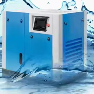 中国 食品産業用 45kw の 100% 無水潤滑螺栓式空気圧縮機 販売のため