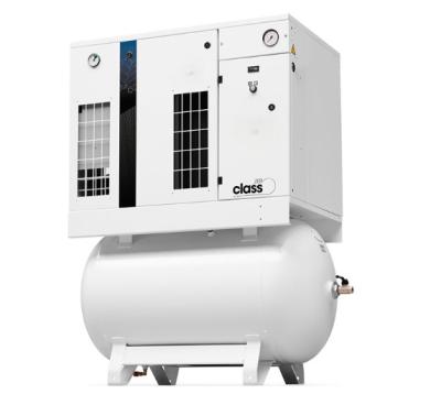China Compresor de aire de tornillo integrado industrial de 11kw 15HP con tanque y secador para corte láser en venta