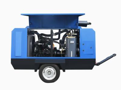 China Portable High Power 59KW Diesel Mobile Air Compressor for High Altitude & Low Temperature Oil Lubrication Used 10bar Pressure for sale
