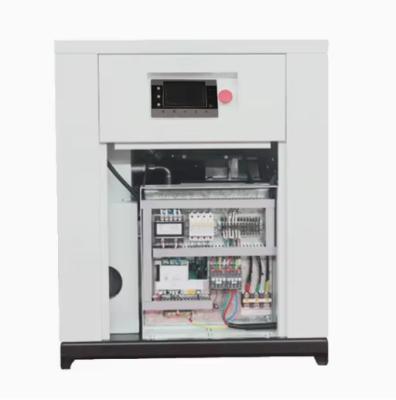 中国 22Kw オイルフリー空気圧縮機 固定配置 380V AC パワー 100L 24L 効率的な作業 モーター パンプ エンジン ベアリング PLC 販売のため