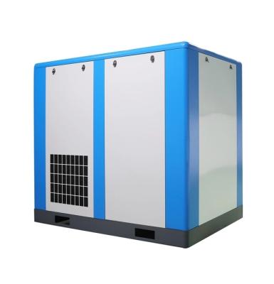 China 37KW Compresores industriales de doble paso sin aceite Microcompresor estacionario de aire 380V Motor de núcleo Industrial personalizado en venta